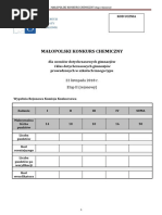 2024 2025 Szkolny Chemia | PDF