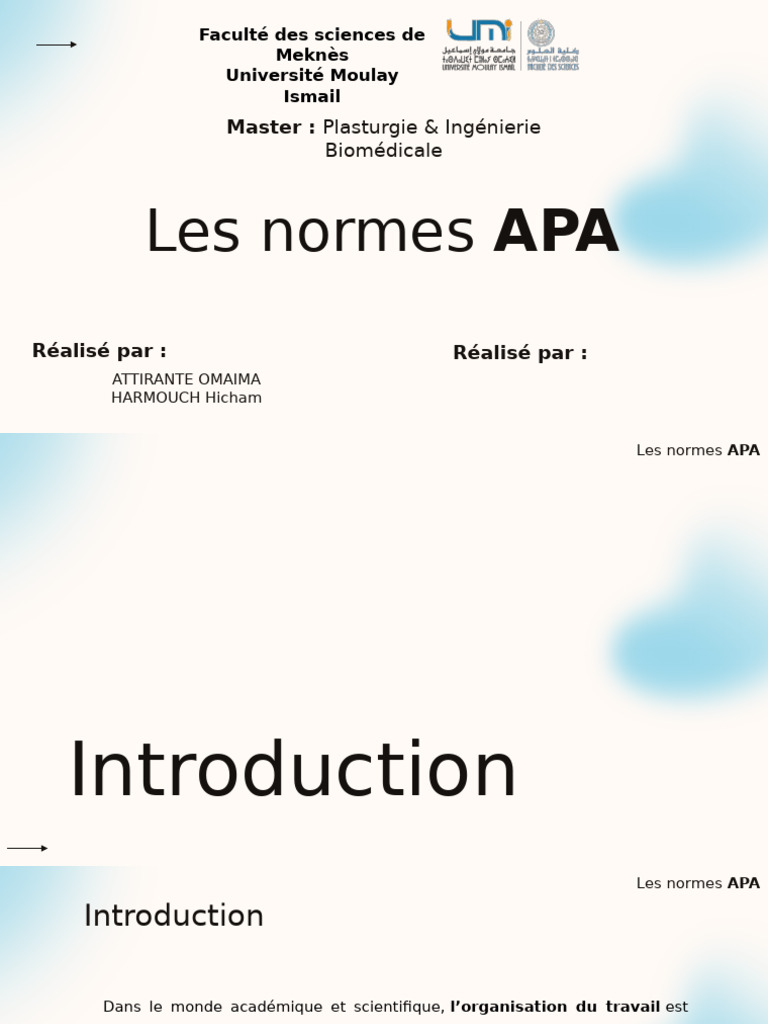 Guide des Normes APA en Recherche | PDF | Style APA | Guillemet