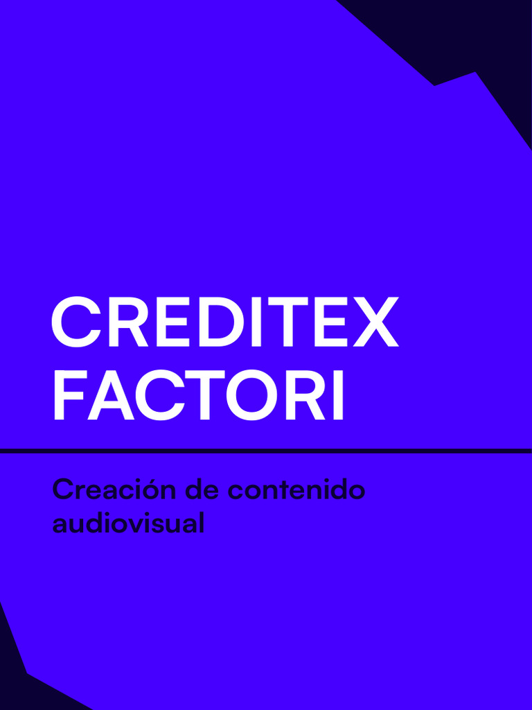 Propuesta Creditex Factori | PDF
