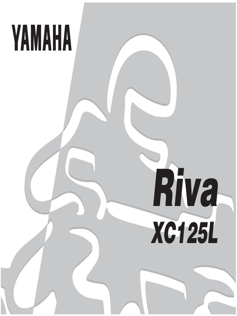 Yamaha RIVA 125 User Manual | PDF