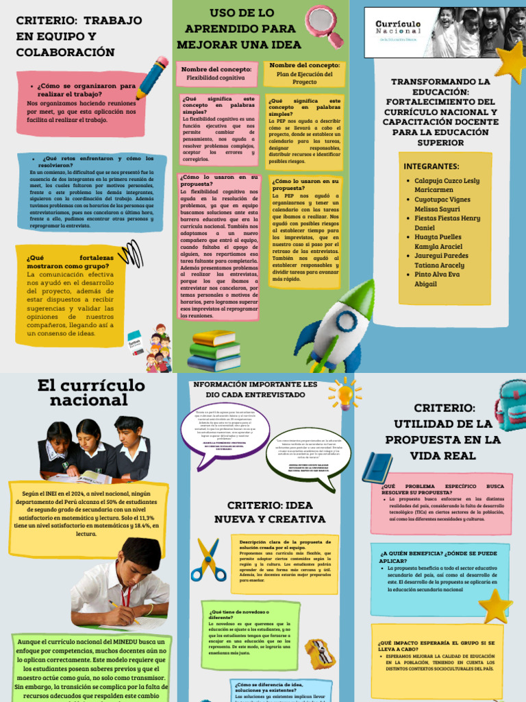 Propuesta de Currículo Flexible en Educación | PDF | Enseñando | Plan ...