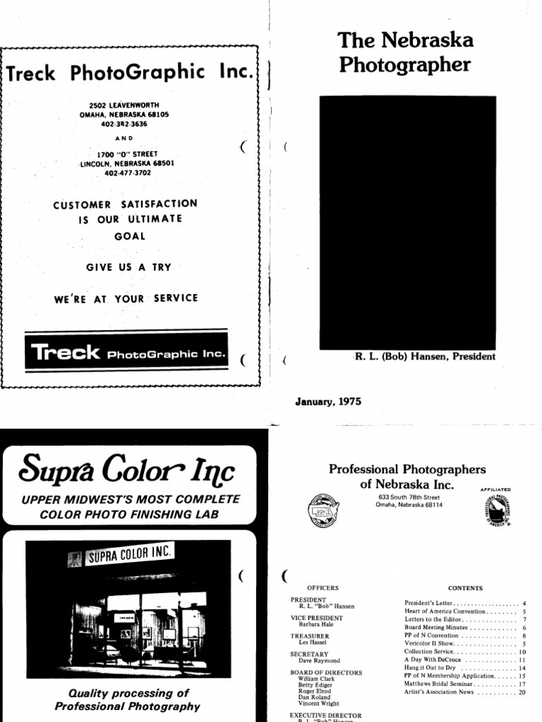 The Nebraska Photographer January 1975... | PDF