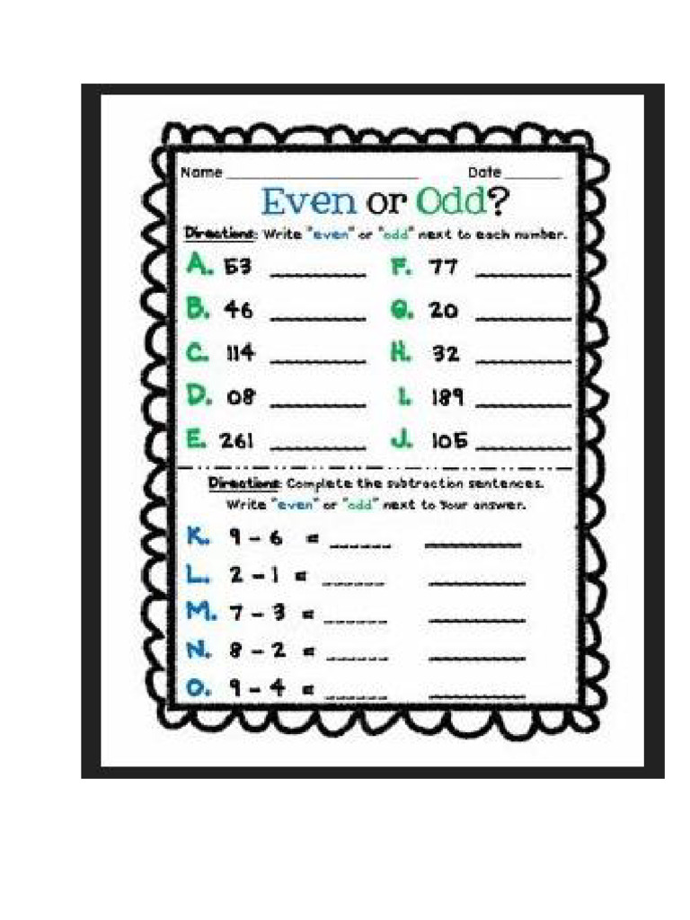Even or Odd Assignment | PDF