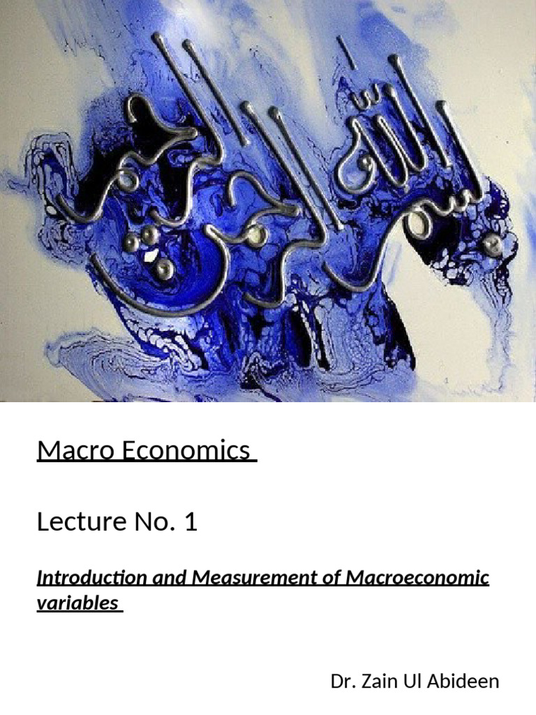 Introduction to Macroeconomics Concepts | PDF | Cost Of Living | Gross ...