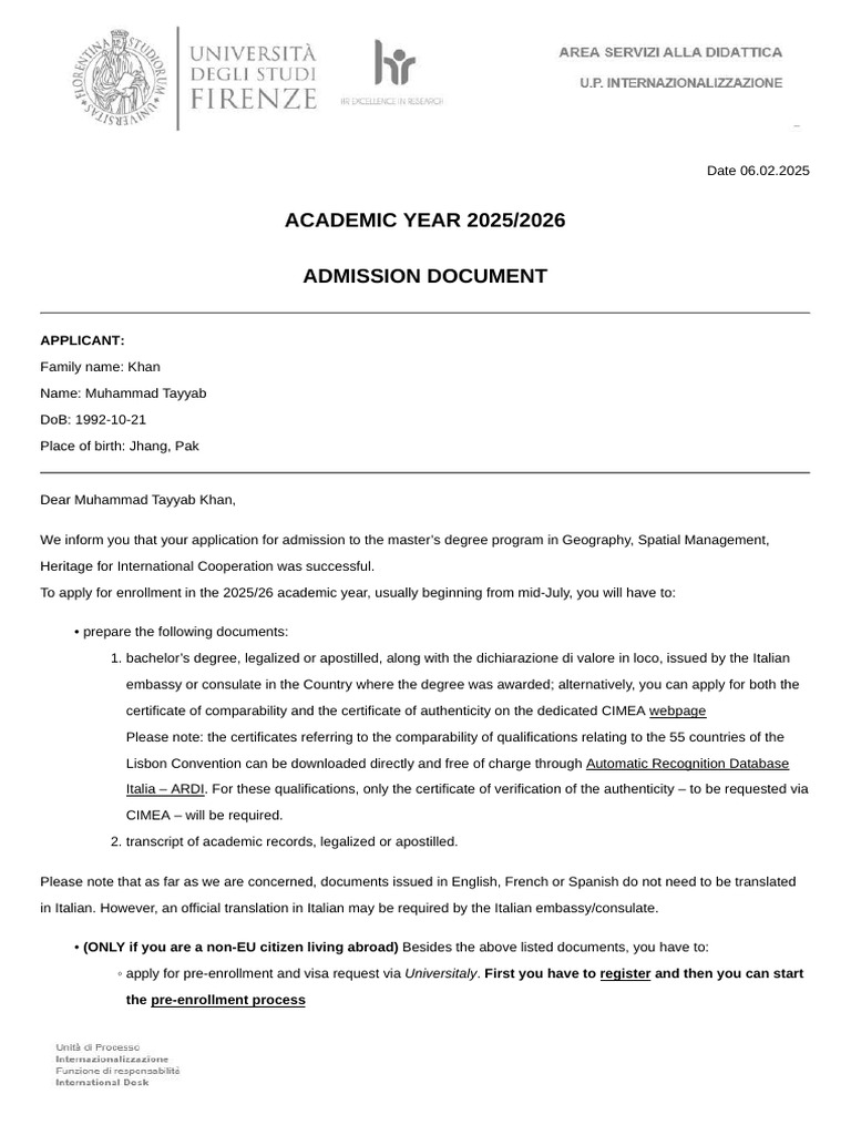 Admission Guide for Master's in Geography | PDF | Travel Visa ...