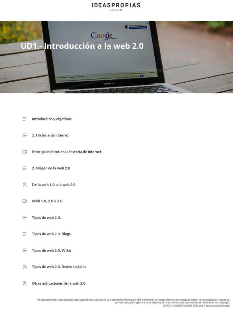 UD01 - Introducción A La Web 2.0 | PDF | Internet | Blog