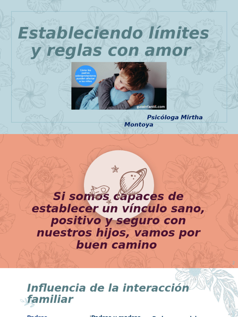 Cómo Aplicar Límites y Reglas en Casa y en El Colegio | PDF | Ciencias ...