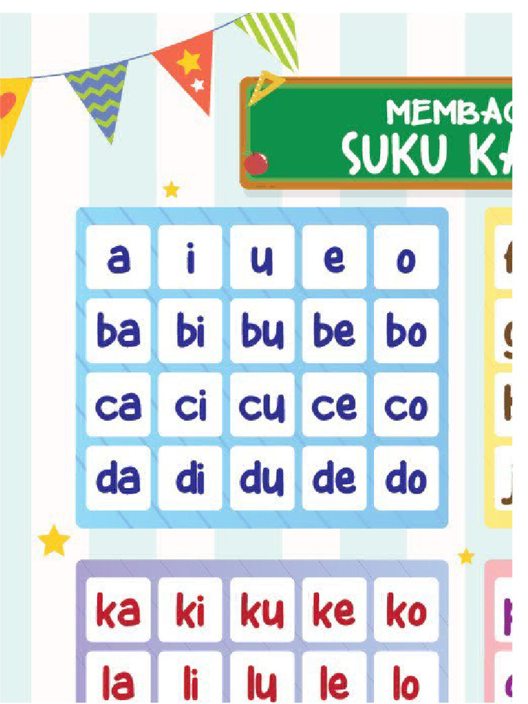Print Besar A I U e o | PDF