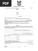 Maintenance Order Discharge Form J107E | PDF | Expense | Economies