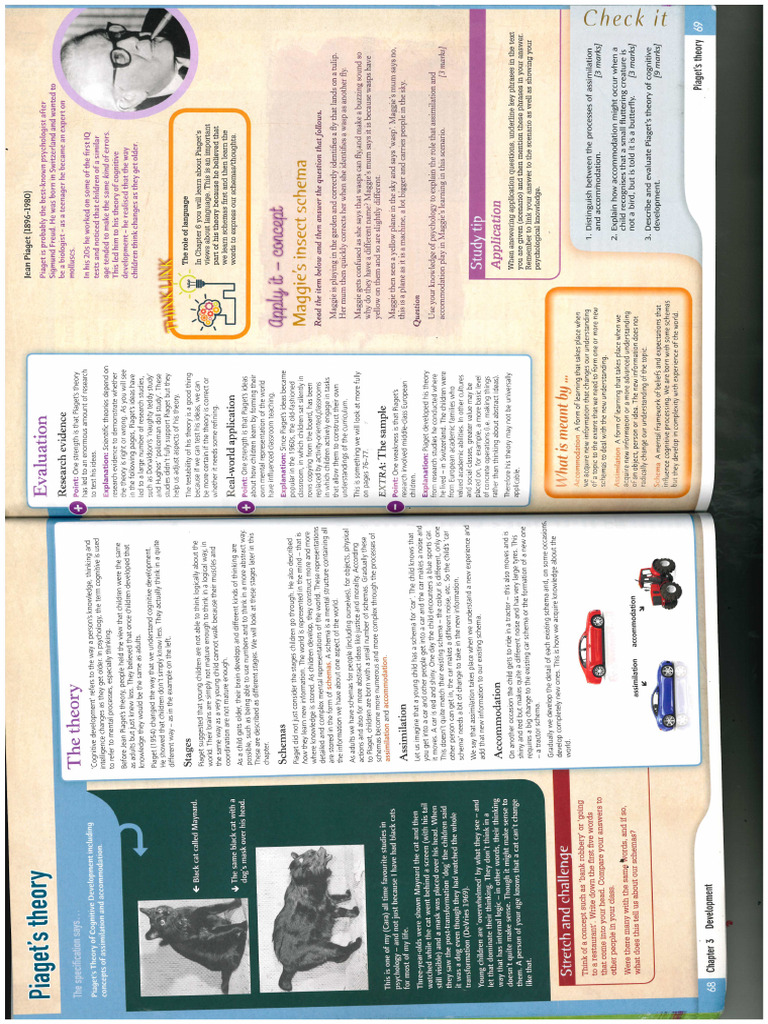 Pg68 69 Piagets Theory | PDF