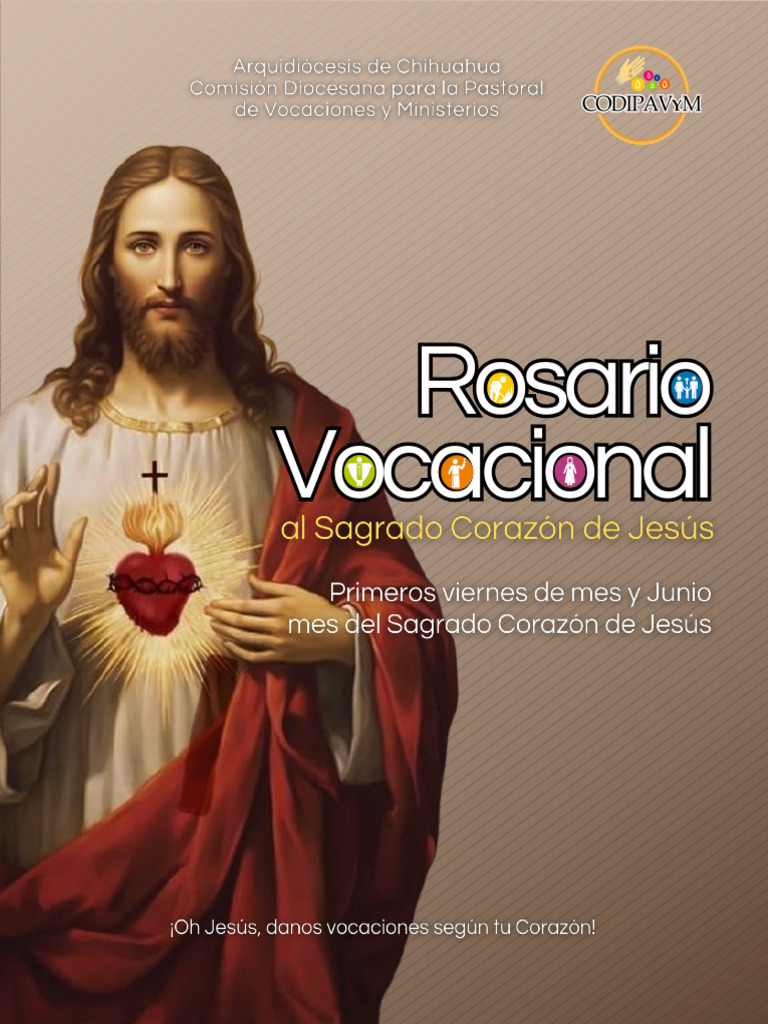 Rosario Vocacional al Sagrado Corazón | PDF | Cristo (título) | María ...