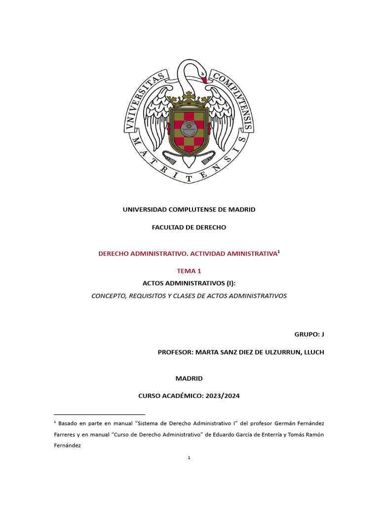 Temario Admin Actividad Completo | PDF | Regulación | Mandato
