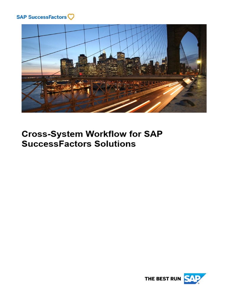 Cross-System Workflow Guide for SAP SuccessFactors | PDF | Login | Password
