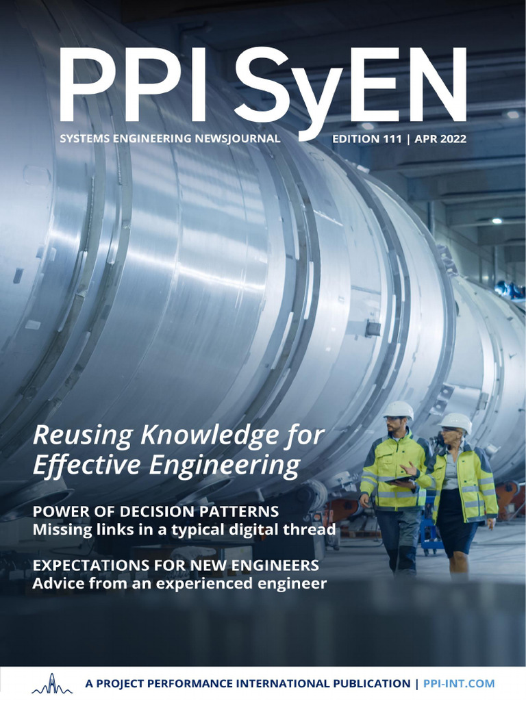 April 2022 PPI SyEN Highlights | PDF | Systems Engineering | Conceptual ...