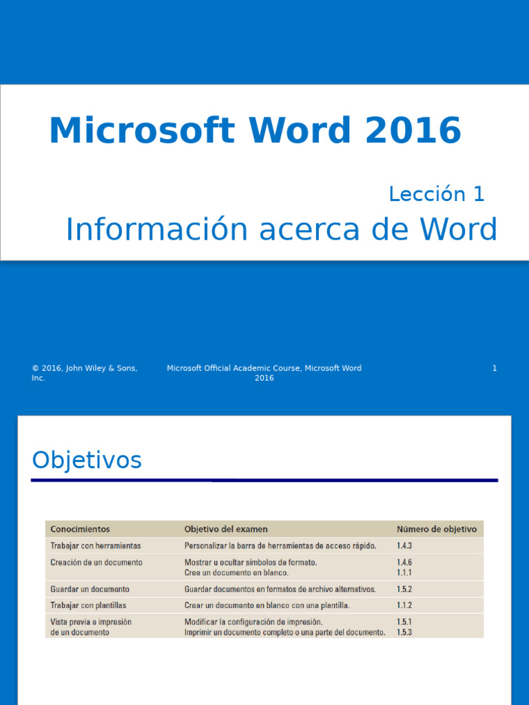 Guía de Microsoft Word 2016: Interfaz y Uso | PDF | Archivo de ...