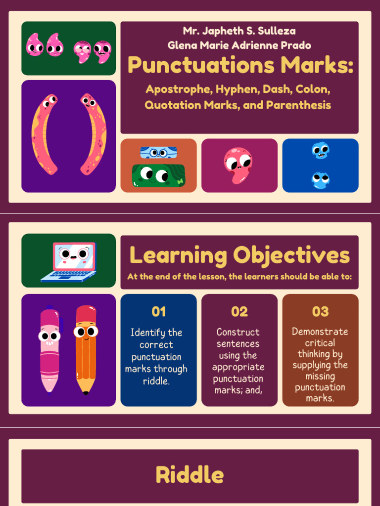 2 More Punctuation Marks | PDF