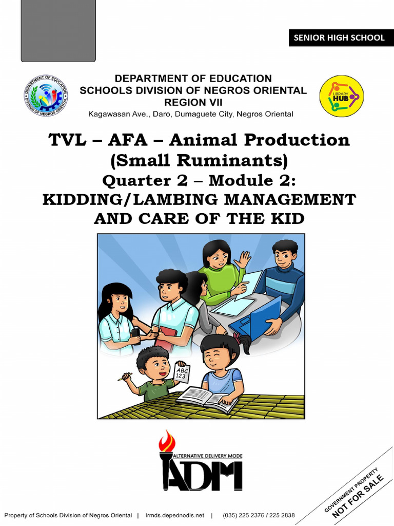 Grade 12 Small Ruminants Q2W2 | PDF | Sheep | Milk