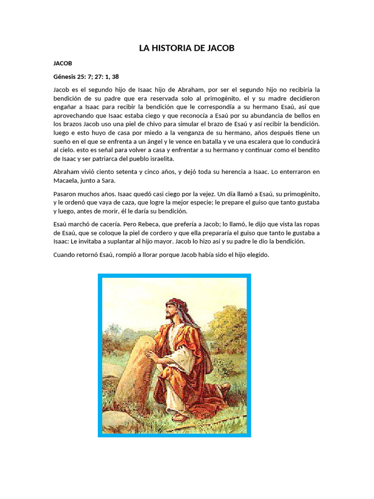 La Historia de Jacob | PDF