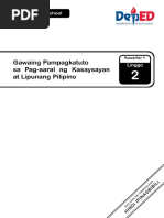 SHS - PKLP - Q1 - LAS - LE2 (Week 2) | PDF