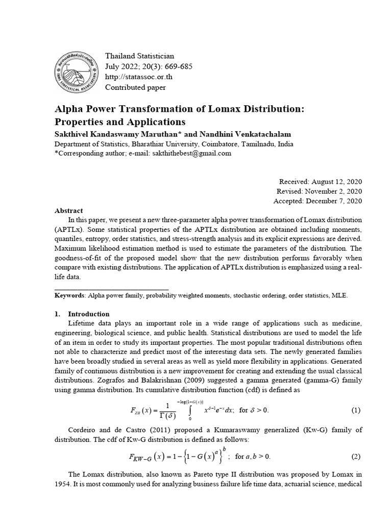 Maruthan - No.13 TS+241712 OK | PDF | Probability Distribution | Statistics