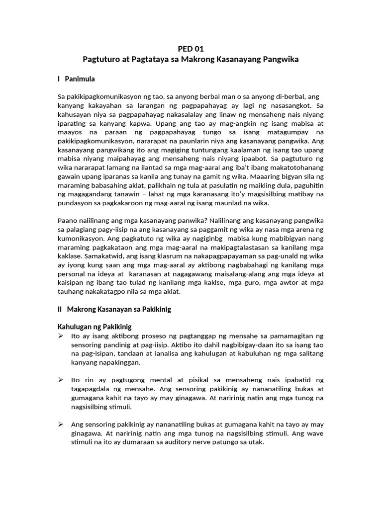 PED 01. Hanad Outs | PDF