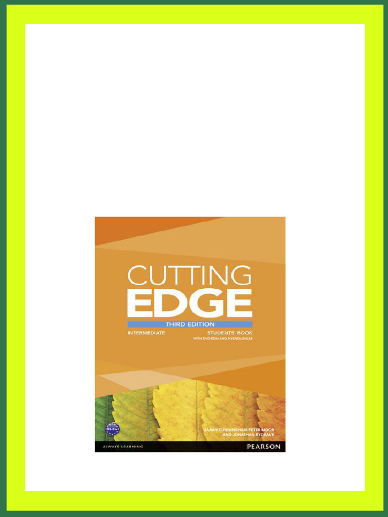 Cutting Edge Intermediate Students' Book With DVD and MyEnglishLab Pack 3rd Revised Edition ...