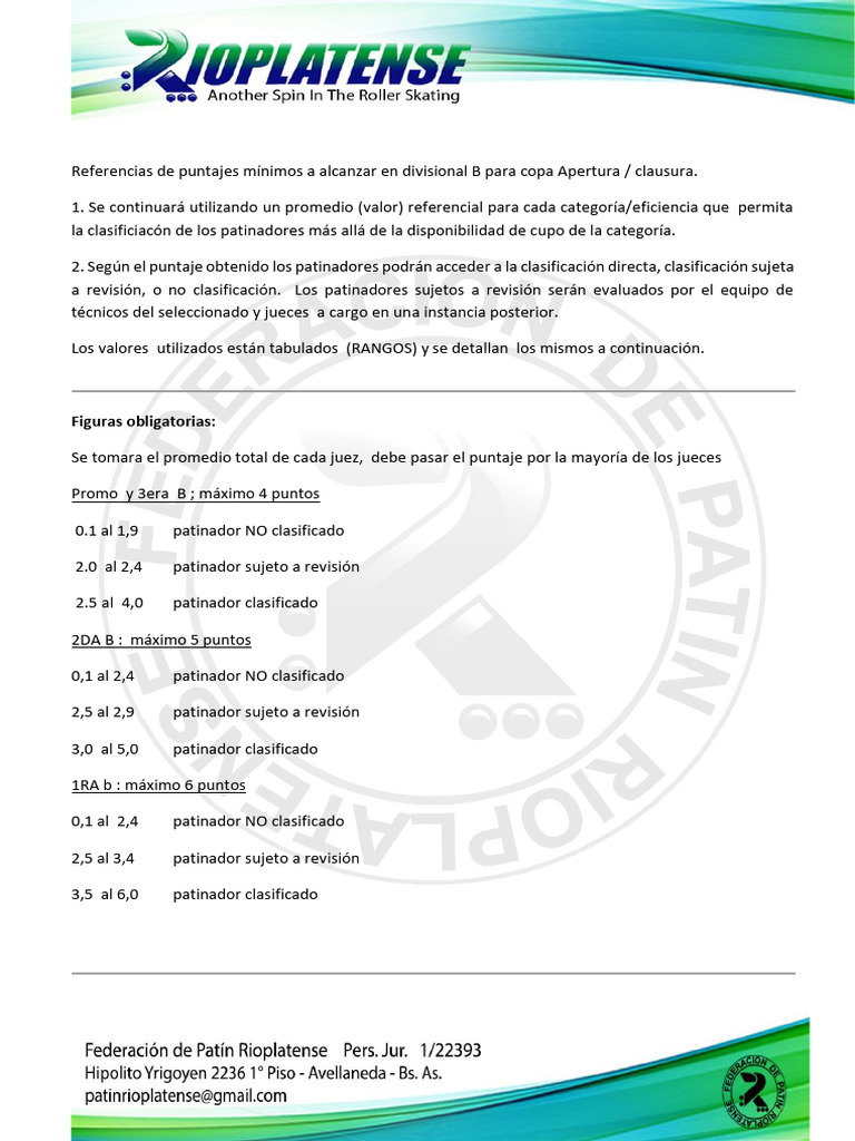 Puntajes Mínimos-1 | PDF