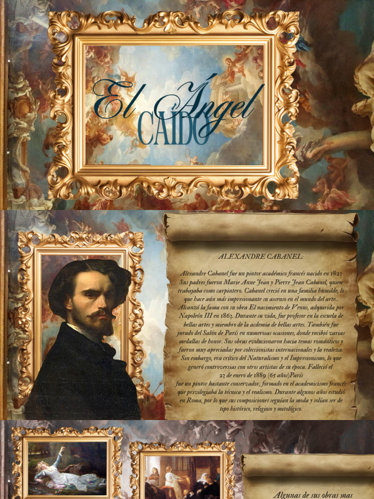 El ángel caído de Alexandre Cabanel | PDF | Pinturas | Las artes