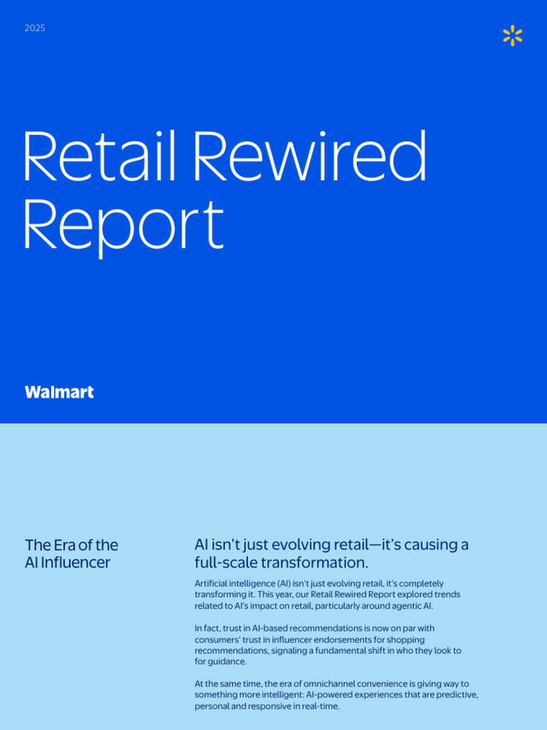 Walmart - Retail Rewired Report - 2025 (20 PGS) | PDF | Retail ...