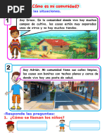 Mi Comunidad Pre Kinder | PDF
