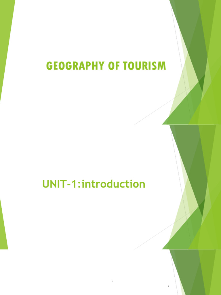 Understanding Tourism Terminology | PDF | Tourism