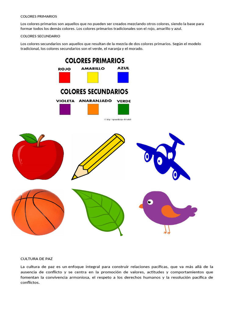 Colores Primarios | PDF