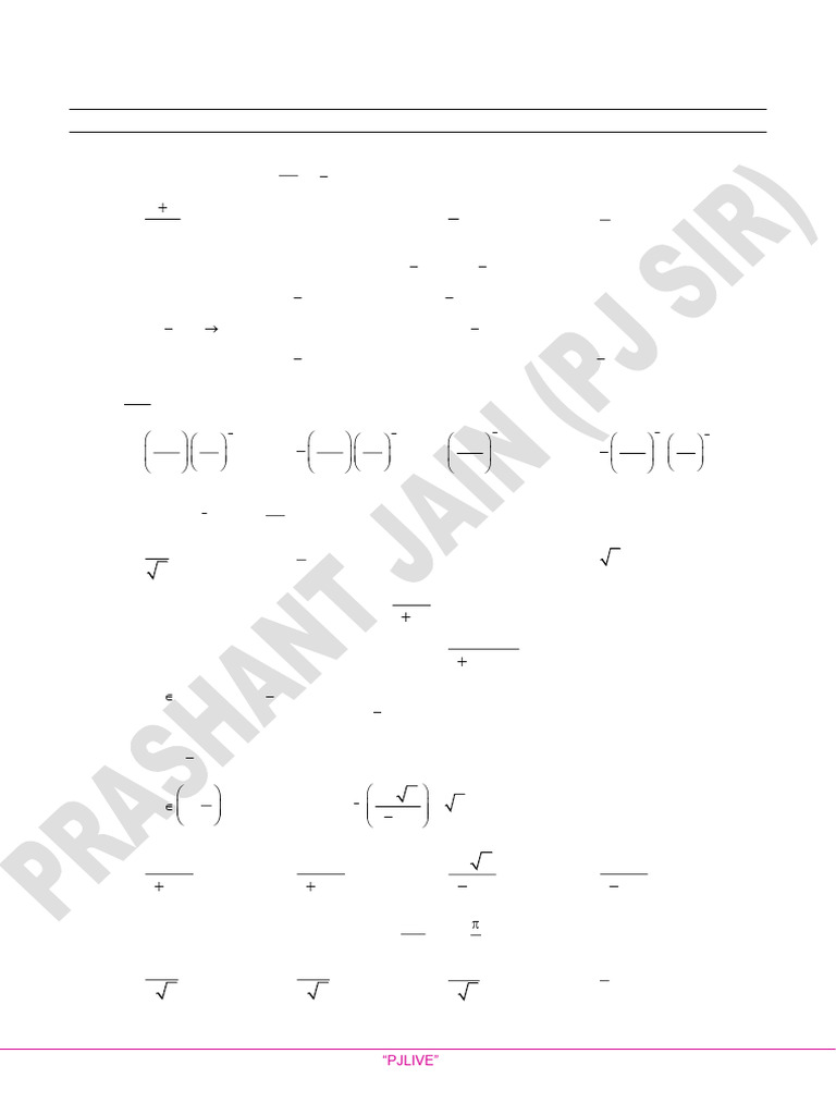 Mod Jee Main & Adv. Pyq's | PDF | Trigonometric Functions | Mathematical Concepts
