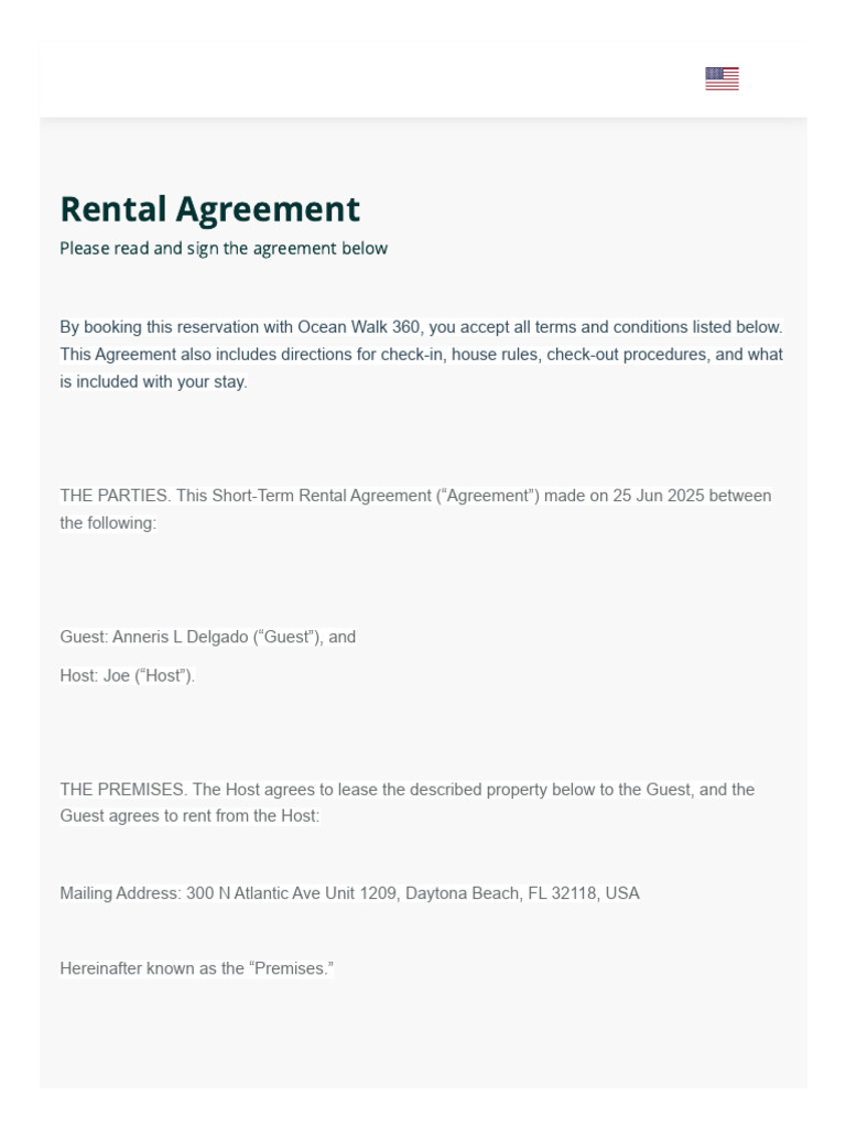 Guest Portal - Hostaway.com Rental Agreement | PDF | Indemnity | Lease