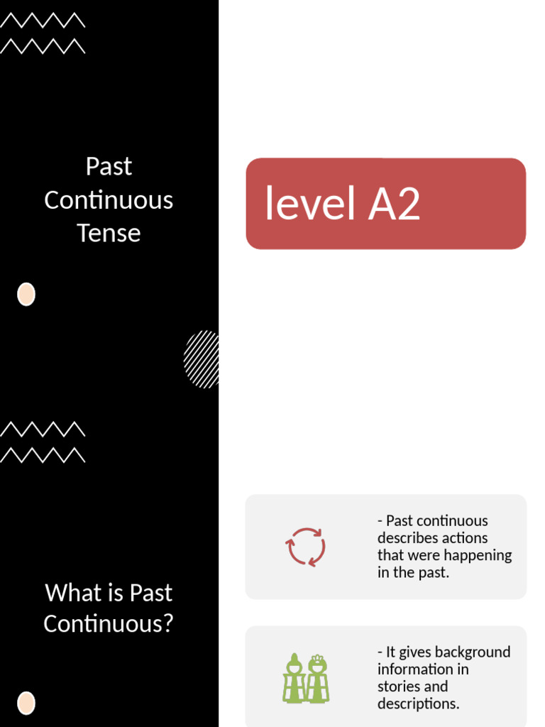 Past Continuous A2 Presentation (Autosaved) | PDF | Syntax | Linguistic ...