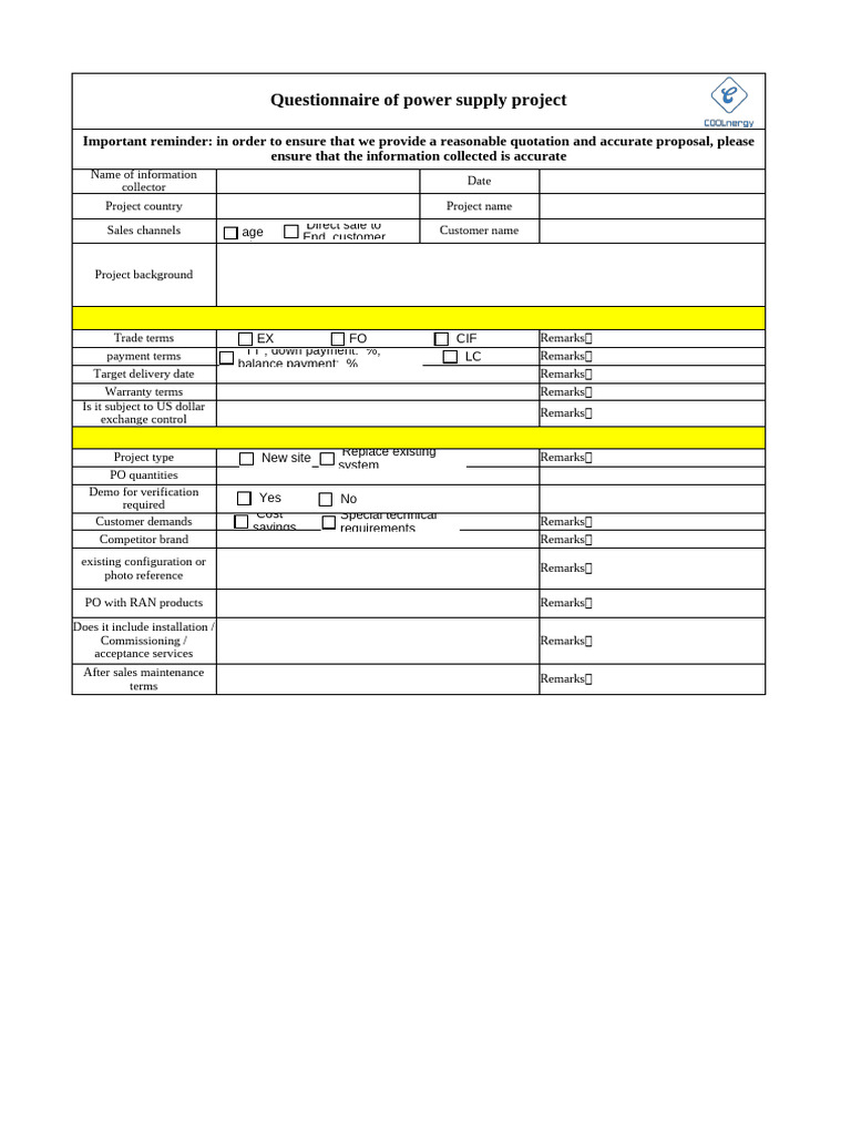 Power Supply Project Questionnaire | PDF | Power Supply | Mains Electricity