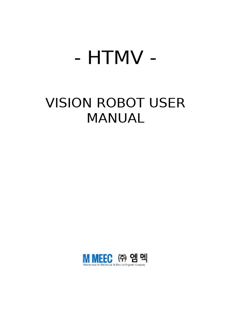 HTMV Robot User Manual Overview | PDF | Computing | Software