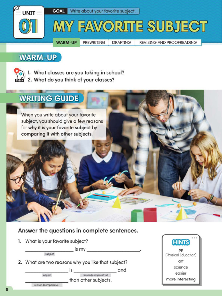 Writing Framework Paragraph 1 | PDF