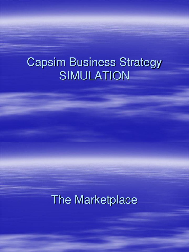 Simulation Slides | PDF | Strategic Management | Return On Equity