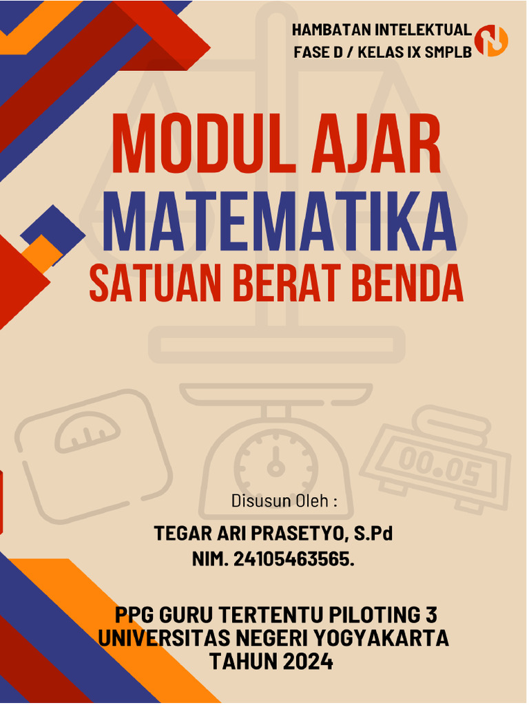 Modul Ajar Matematika PPG Ukin-1 | PDF