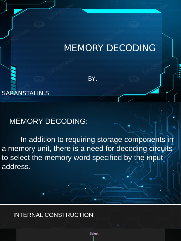 Memory Decoding - Unit4 | PDF