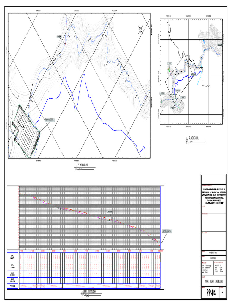Planta Perfil Longitudinal | PDF