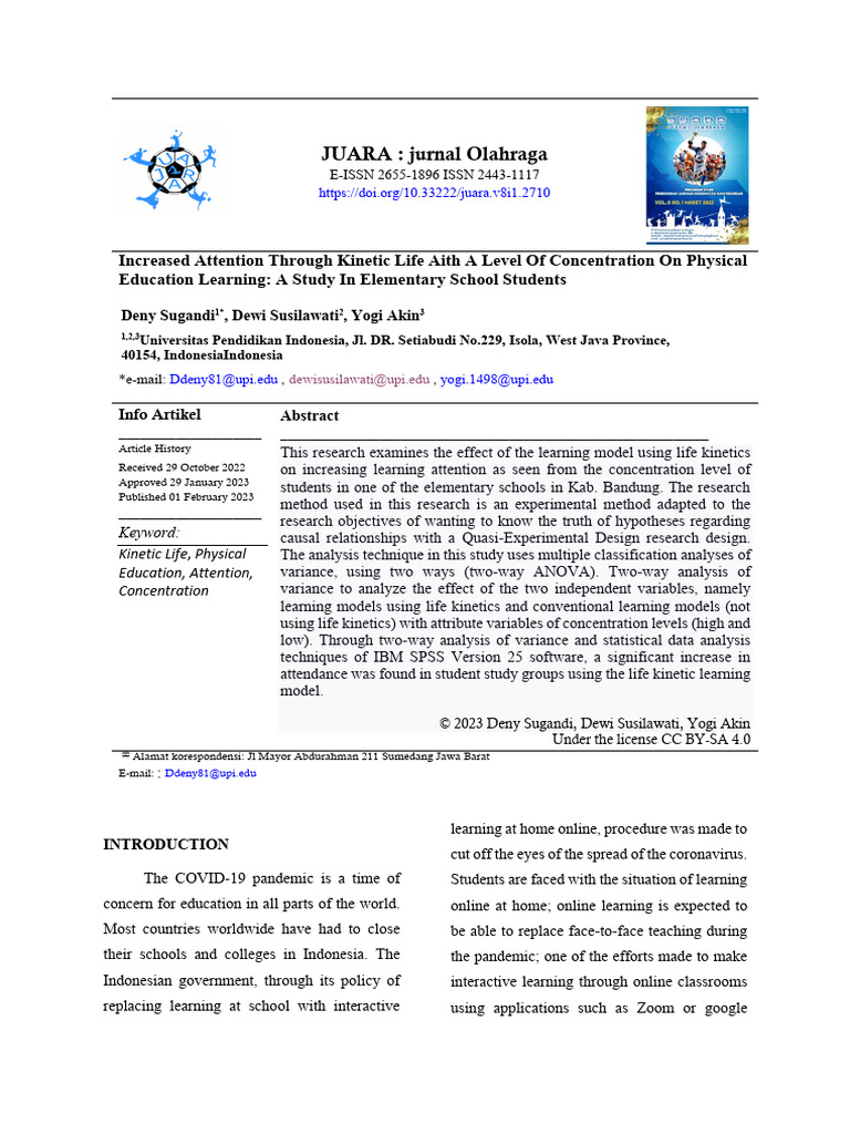 Deny Sugandi .Edited 277-289 | PDF | Attention | Brain