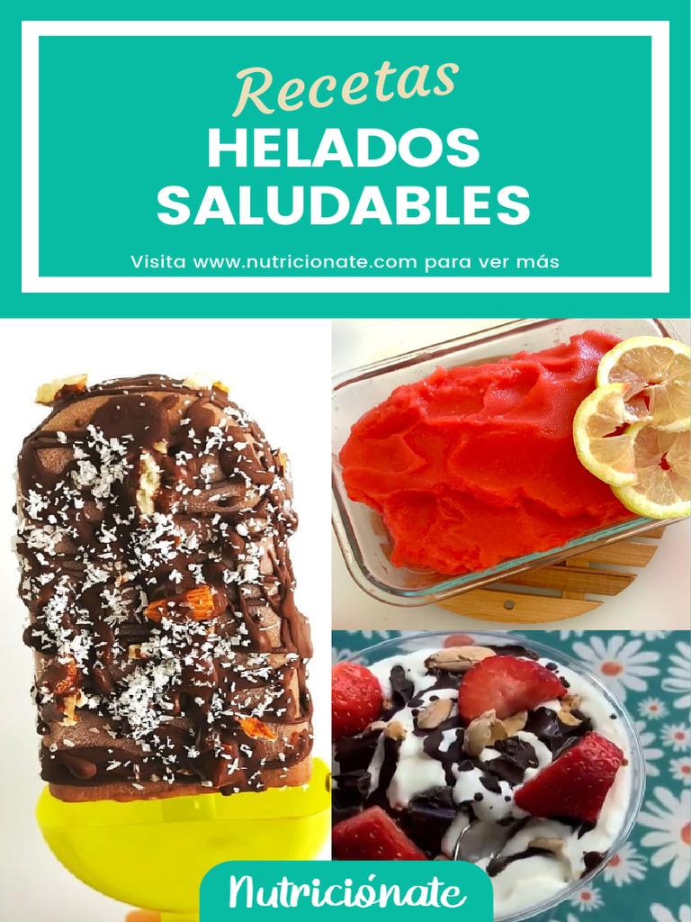 Helados Stracciatella Saludables | PDF | Helado | Chocolate
