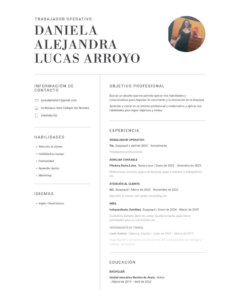 Currículum Actualizado | PDF