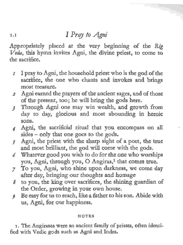 Rig Veda Hymns | PDF