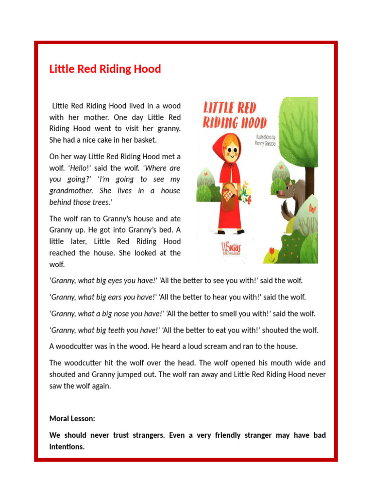 Little Red Riding Hood | PDF