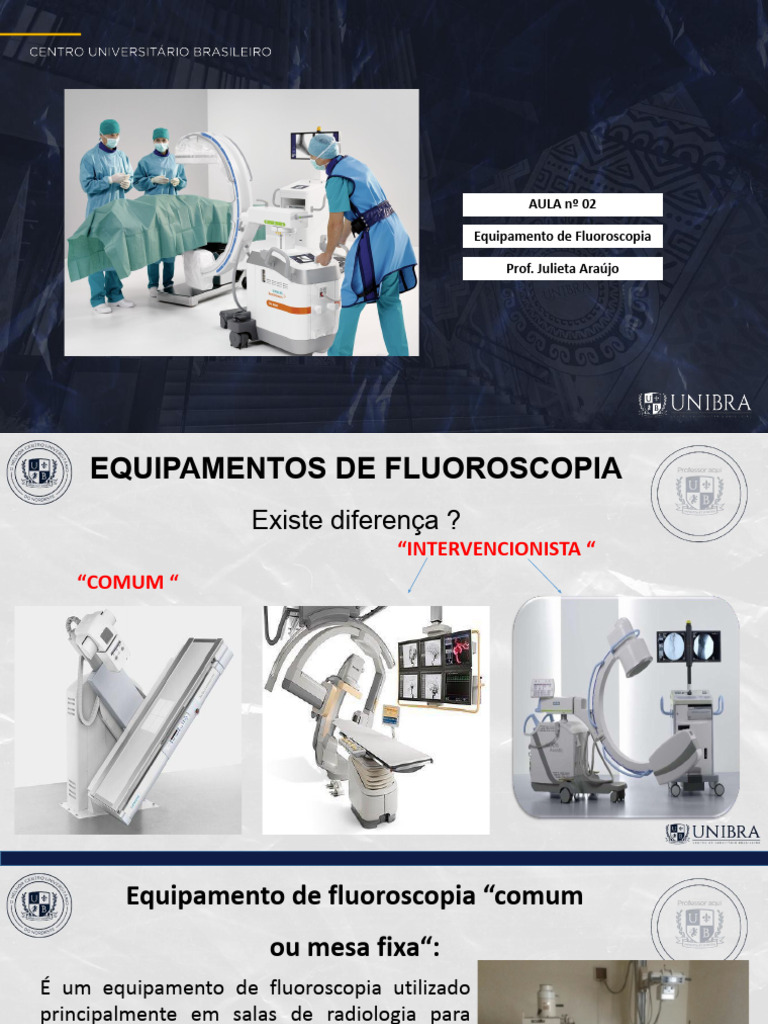 Equipamento de Fluoroscopia e Aplicações | PDF | Radiologia | Desperdício