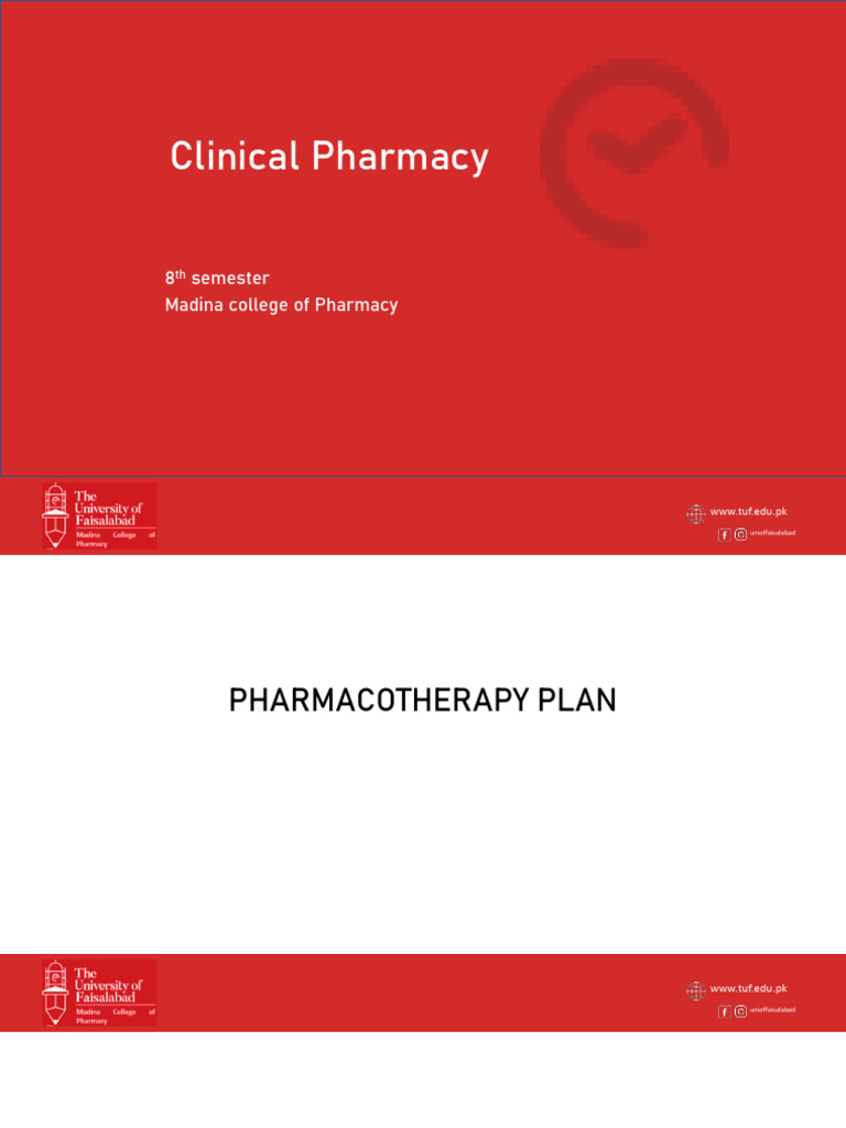 1A. Pharmacotherapy Plan Intrduction | PDF | Pharmacy | Pharmaceutical ...