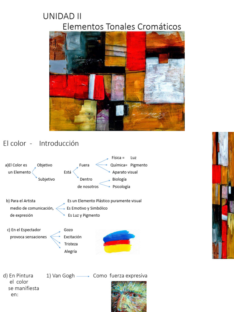 Elementos del Color en el Arte | PDF | Color | Pigmento